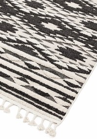 Černý koberec Lendl Black Rozměry: 80x240 cm