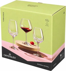 Crystalex sklenice na víno Turbulence 570 ml 2 ks