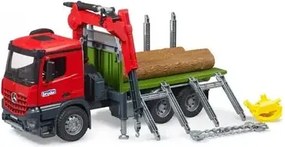 Bruder 03669 MB Arocs nákladní auto na převážení kmenů / od 3 let