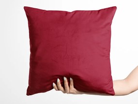 Biante Sametový povlak na polštář Velvet Premium SVP-007 Malinově červený 35 x 45 cm