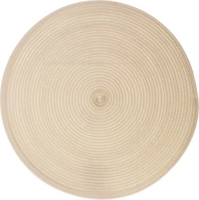 Kulaté prostírání Braid 38 cm béžové