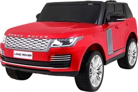 Ramiz Range Rover HSE lakované dětské auto pro 2 děti červené SUV + ovladač na dálkové ovládání + audio panel