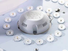 Stropní kulaté LED2 svítidlo Jota IP44 s čidlem Varianta: ø330 x 58 mm, 18 W, 1650 lm, bílá s čidlem