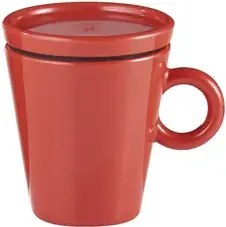 Guzzini CoffeeGo červená / Šálek na espresso / Dvouplášťový / Plast /