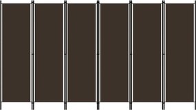 vidaXL 6dílný paraván 300 x 180 cm [320729] Barva: Bílá