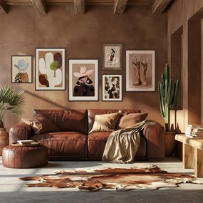 Tištěný obraz s rámem 50x70 cm Cowgirl – Styler