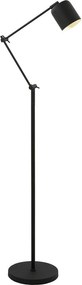 Černá stmívatelná stojací lampa (výška 150 cm) Rijeka – Light &amp; Living