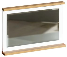 MAXIVA Zrcadlo - SVEN SV14, 85 x 58,4 cm, borovice andersen/dub nash