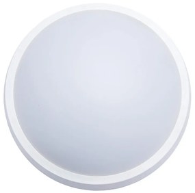 SOLIGHT LED venkovní přisazené svítidlo 30W/230/2200Lm/4000K/120°/IP65, kruhové bílé