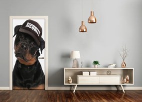 Samolepící fototapeta na dveře Rottweiler 95x205 cm