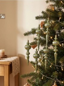 Sinsay - Balení 10 vánočních koulí - zelená