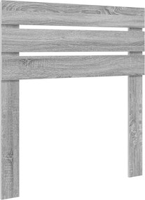 Rám postele s čelo Šedá Sonoma 90 x 190 cm Kompozitní dřevo 3411696
