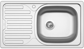 Nerezový dřez Sinks CLASSIC 760 V 0,5mm matný PRAVÝ