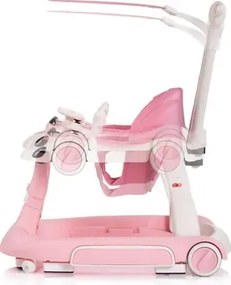 CHIPOLINO Chodítko interaktivní Happy Walker 5v1 Pink / do 12 kg / od
