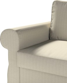 Potah na pohovku IKEA Backabro 2-místná, rozkládací barva béžová látka pletený vzor