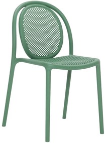 OnaDnes -20% Pedrali Zelená plastová jídelní židle Remind 3730
