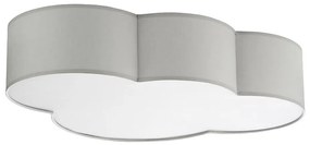 TK Lighting | Dětské stropní svítidlo CLOUD 4xE27/15W/230V šedá | TK3145