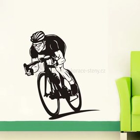 Samolepky na stěny - Cyklista