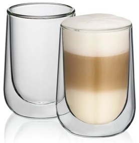 KELA Sklenice na latte macchiato FONTANA sada 2 ks 250 ml KL-12405