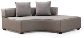 Designová rohová sedačka Galatea 360 cm šedá - pravá