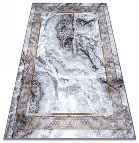 Dywany Luszczow Dětský kusový koberec MIRO 51278.812 pratelný  Mramor, řecký protiskluz, šedá / zlatý Rozměr koberce: 160 x 220 cm