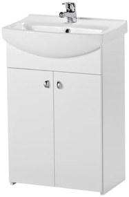 Cersanit Cersania BIANCO sada, umyvadlo a skříňka 60cm, bílá, S509-041-DSM