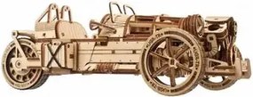 Ugears 3D dřevěné mechanické puzzle Tříkolka UGR-S / od 14 let / 457 d