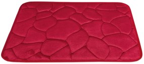BO-MA, Protiskluzová koupelnová předložka 3D 0133 Red, 40x50, červená, koupelna