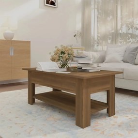 vidaXL Konferenční stolek 102 x 55 x 42 cm kompozitní dřevo [813076] Barva: šedá sonoma