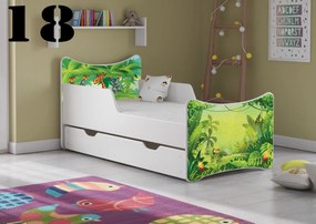 Plastiko Dětská postel se šuplíky Džungle - 18 - 160x80