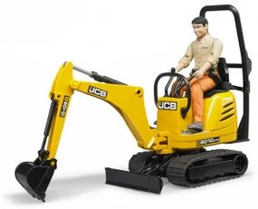 Bruder 62002 Žlutý mikro BAGR JCB 8010 CTS s figurkou