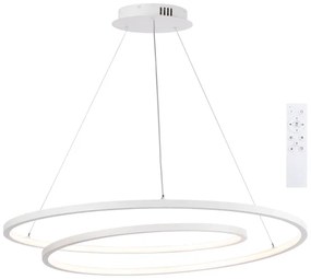 Brilagi-LED Stmívatelný lustr na lanku TWISTER LED/105W/230V pr. 100 cm bílá+DO
