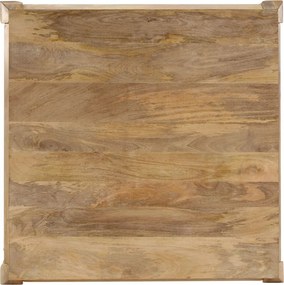 Konferenční stolek 80 x 80 x 40 cm masivní mangovníkové dřevo 247111