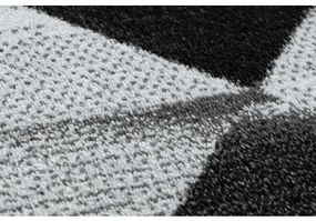 koberec INTERO PLATIN 3D Trojúhelníky šedá velikost 280x370 cm | krásné koberce cz