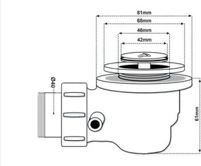 BPS-koupelny Pětiúhelníkový sprchový kout HYD-PK91A 80x80 černá/transparent + vanička HYD-PSV-SXL07A bílá