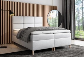 Expedo Čalouněná postel boxspring GRETA + topper, 160x200, fancy 90