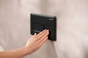 Hansgrohe iFrame Original Q matná černá / Ovládací tlačítko splachován