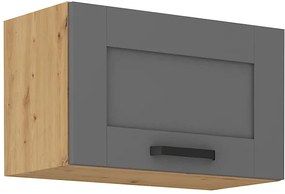 Kuchyňská skříňka LUNA 60 GU-36 1F korpus: dub artisan, barva dvířek: šedá DUST