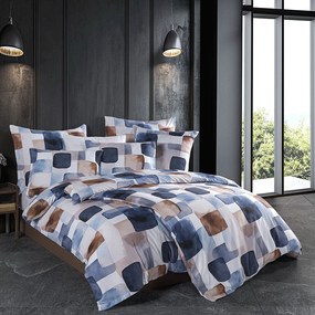BedTex Saténové povlečení Echo, 160 x 200 cm, 2 x 70 x 80 cm, 160 x 200 cm, 2 ks 70 x 80 cm