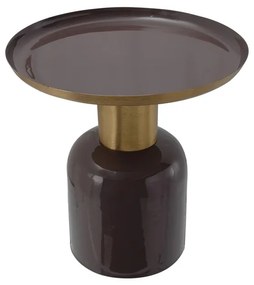 Kayoom Odkládací stolek Art Deco 825 Tmavě fialová / Zlatá
