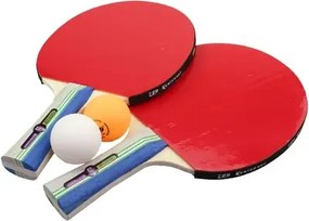 MaDe 18915 - Sestava pingpong rakety, 2 míčky