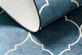 Kusový koberec ANDRE Maroccan trellis 1181 blue, 160x220, modrá, chodba / predsieň, Dywany Łuszczów