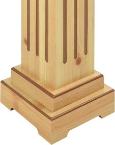 Stojan na květiny čtvercový sloup světlé dřevo 17x17x66 cm MDF 323968