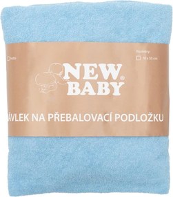 Návlek na přebalovací podložku New Baby 50x70 modrý