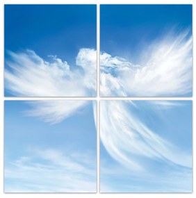 Malvis ® Obraz Andělské zjevení Velikost (šířka x výška): čtyřdílný čtverec - 80x80 cm