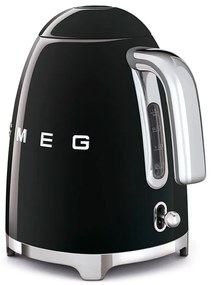 Černá rychlovarná konvice z nerezové oceli 1,7 l Retro Style – SMEG