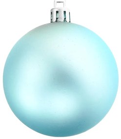 Vánoční koulička (6cm) - Modrá, matná, 1ks