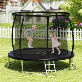 Costway Trampolína venkovní se žebříkem kulatá zahradní