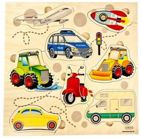 Hess Vkládací puzzle Vozidla