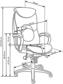 Kancelářské křeslo Quad, černá